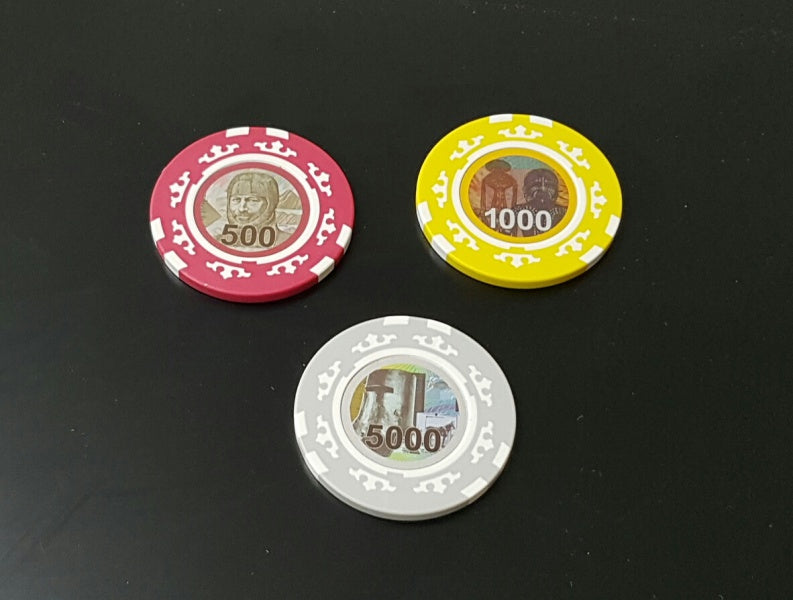 300pce Monte Carlo Chip set 14g (Premium Clay) - Poker Tables wood ...