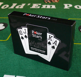 Copag "Pokerstars" Black/Red Double Deck set Jumbo Poker - Poker Tables ...