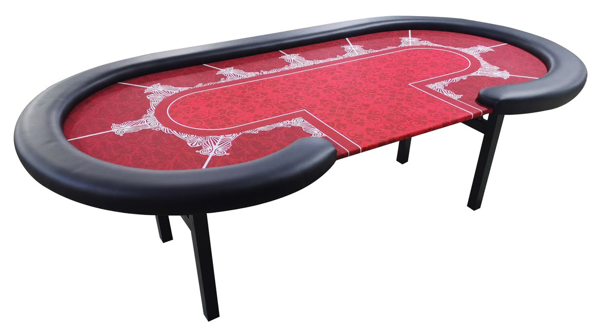 "The Montreal" 90" Poker Table (pedestal legs) - Poker Tables wood ...