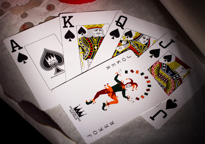 100% Plastic PokerShop playing cards Red or Blue - Poker Tables wood ...