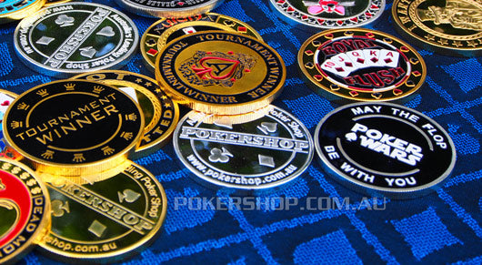 Gold Poker Card Guard - What would Jesus do - Poker Tables wood ...