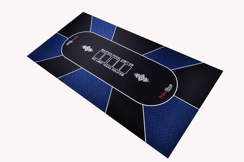 Texas Holdem Poker Felt BLUE – PokerShop.com.au